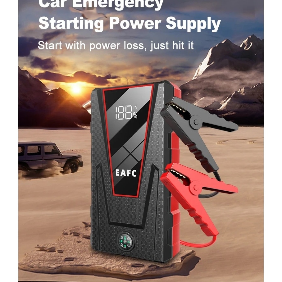 Starter auto multifunctional, Portabil, 12V, 1200A, functie baterie ...