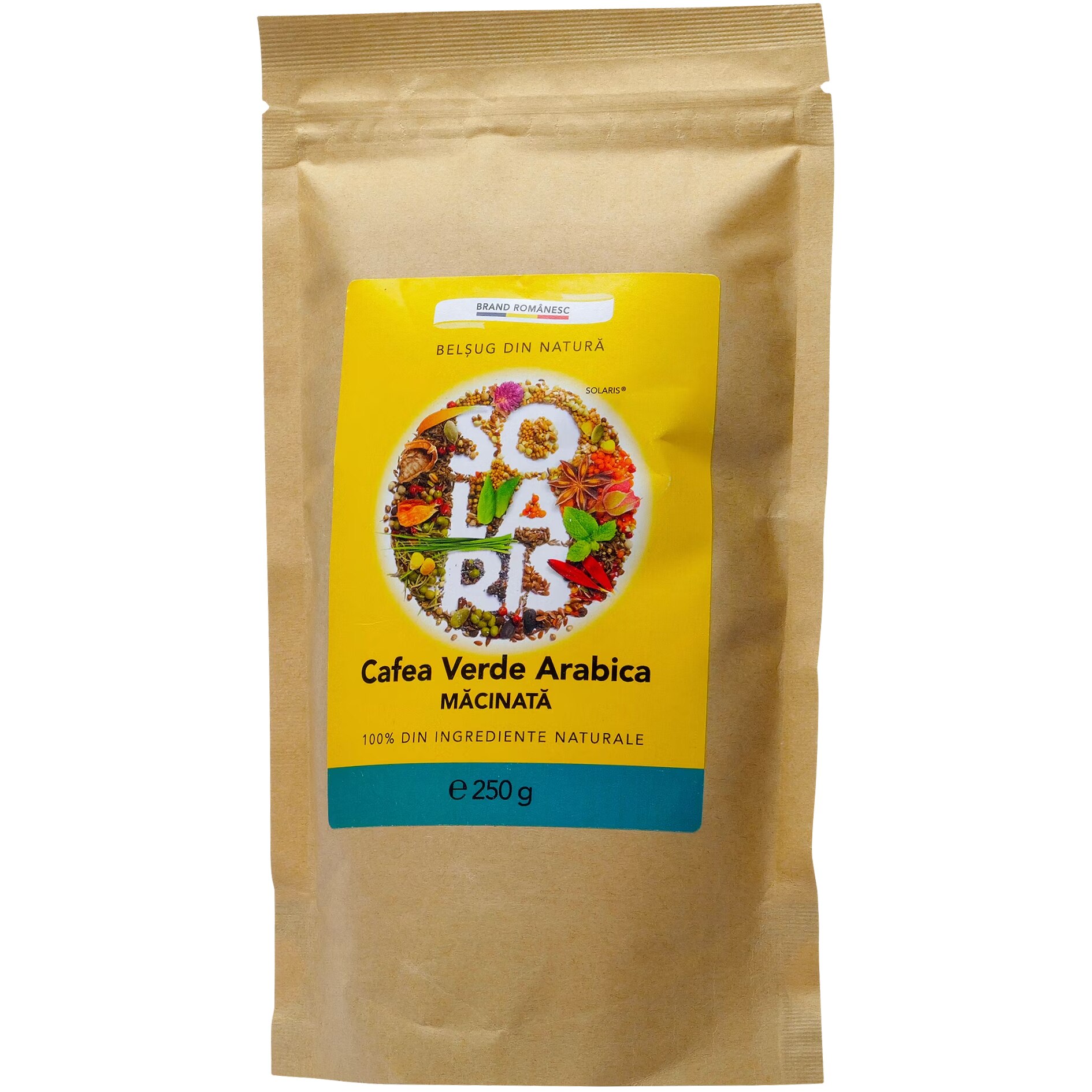 Cafea verde arabica, macinata 100%natural, fara aditivi, coloranti sau ...