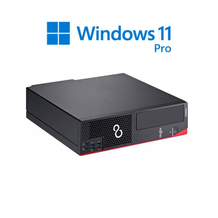Computer Fujitsu Esprimo i5-8500, 16GB memorie, 1024GB SSD, Tastatura ...