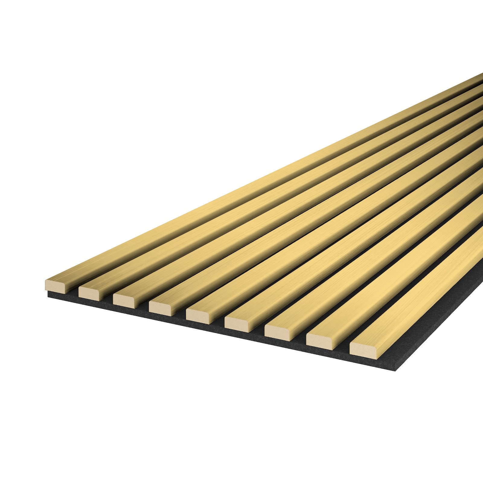 Panou Acustic, Riflaj MDF decorativ LDA PREMIUM, 260x40cm, Auriu - eMAG.ro