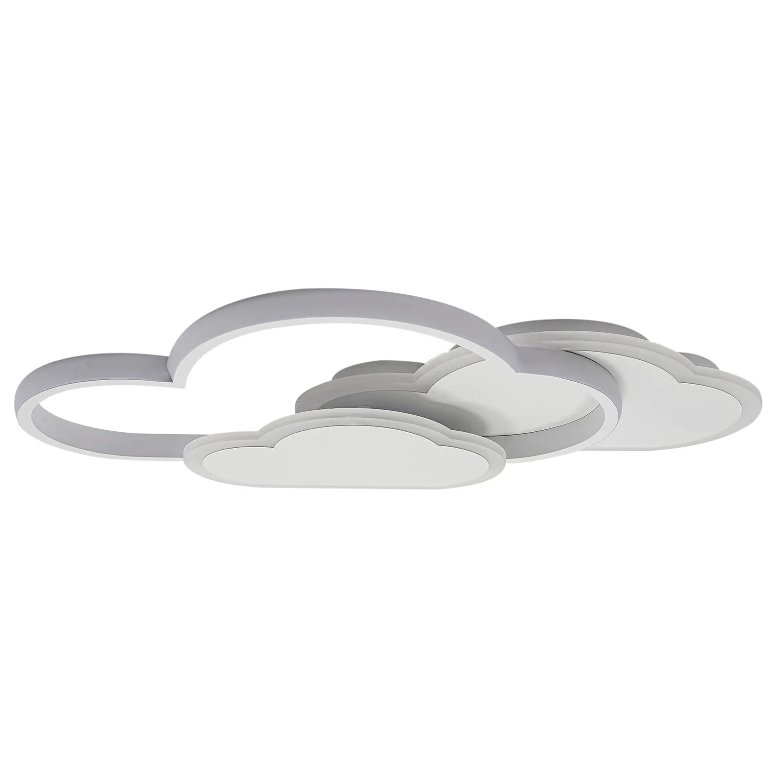 Lampa de tavan LED, 41-50W, forma de nor, reglabila in 3 culori ...