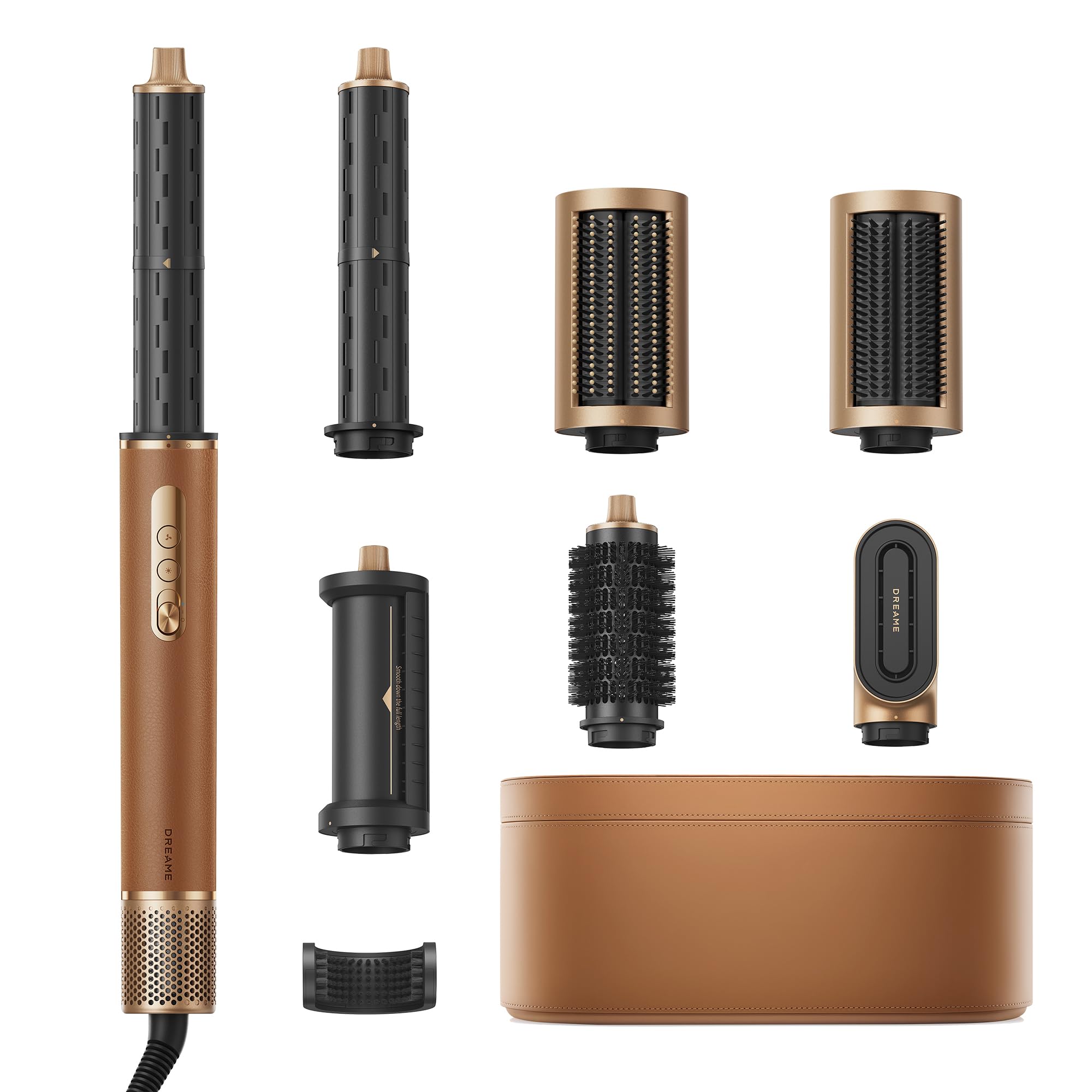 Perie electrică de coafat Dreame Airstyle Pro, 7 în 1, 2 accesorii, 2 ...