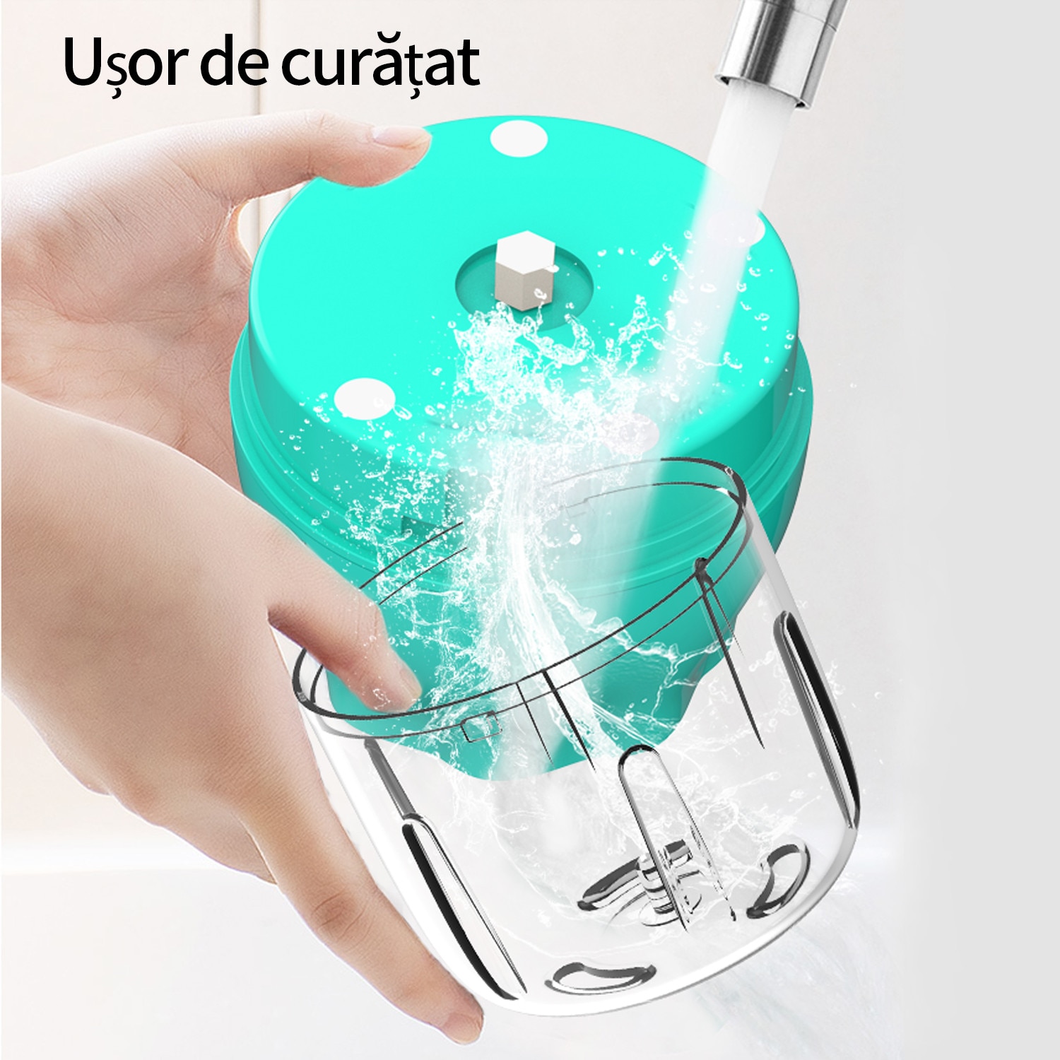 Tocator electric Mulli S-01, 250ML, lame inoxidabile fara BPA, pentru ...