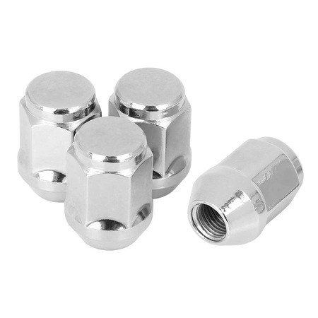 Set 4 Piulite/Prezoane Janta M12x1.25 – Otel durificat, cap inchis, scaun conic 60°, protectie ...