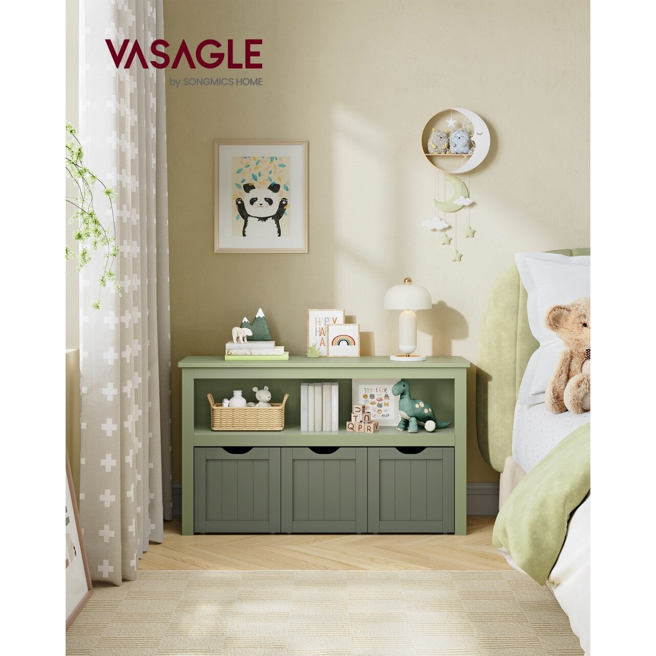 Bancuta Avenza Home CBX803, Verde 102x30x60 cm - eMAG.ro