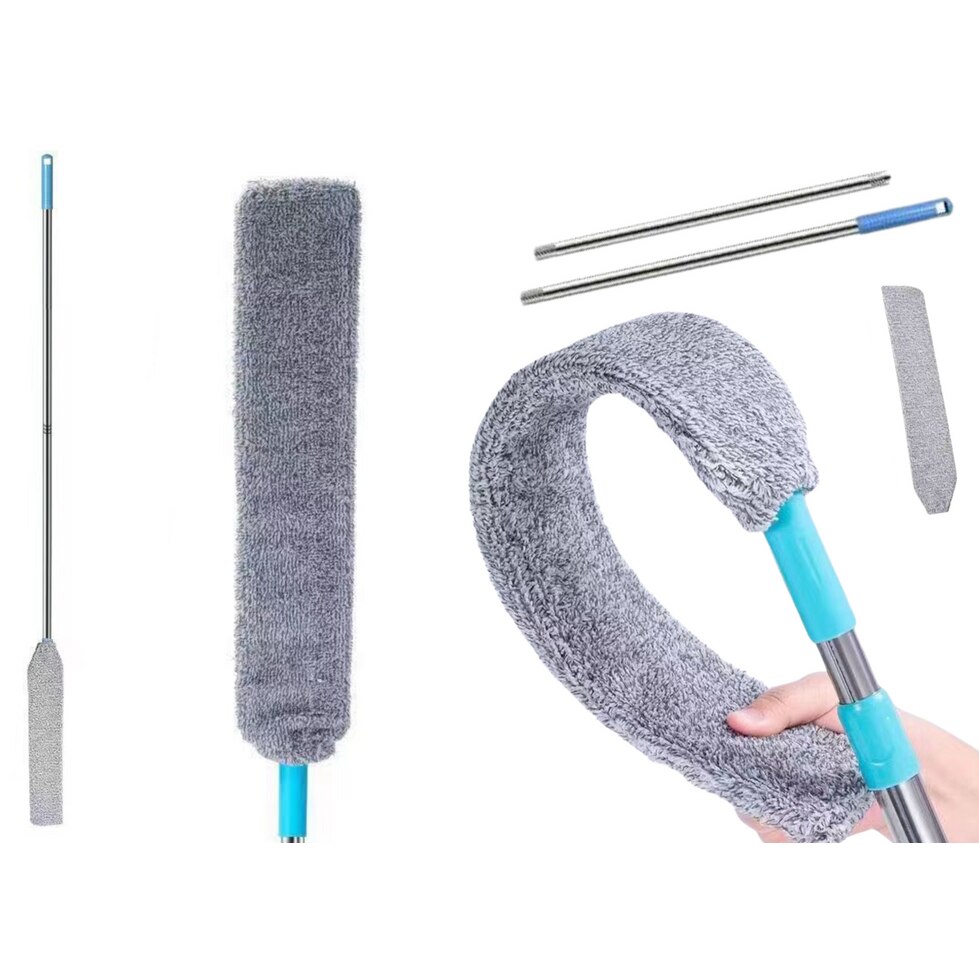 Perie telescopica din microfibra pentru praf, LEAN, 35x7cm, 92-128cm ...