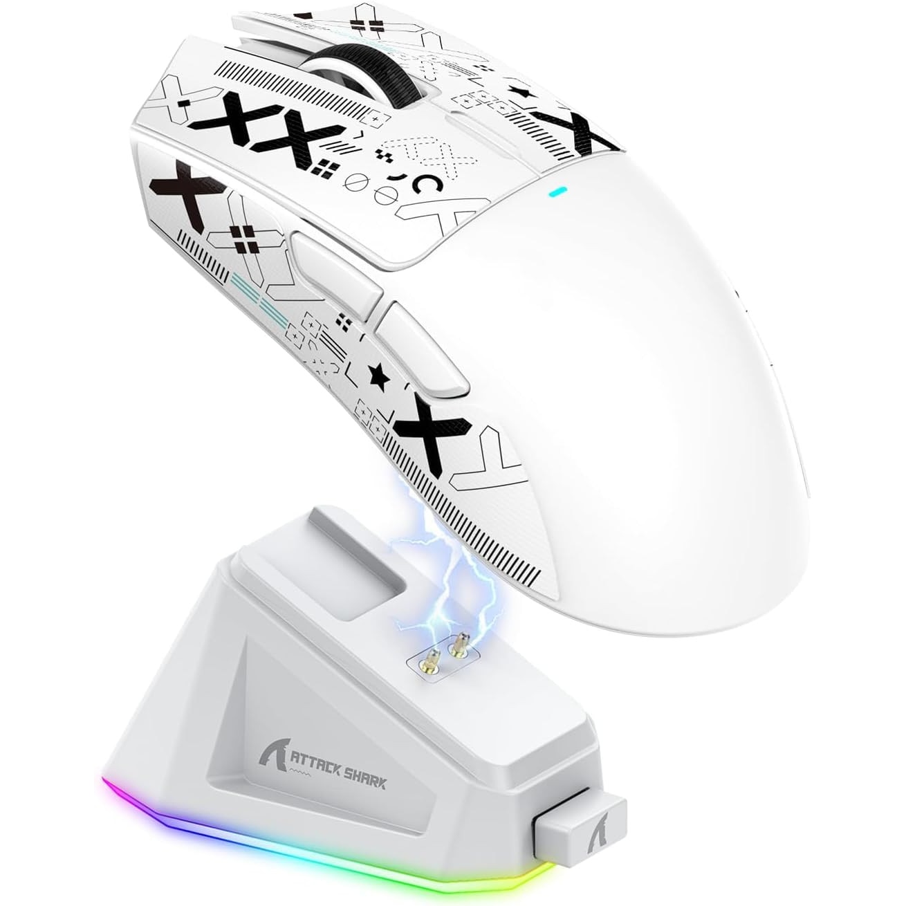 Attack Shark X11 Mouse de gaming fara fir superlight de 59 g cu banda ...