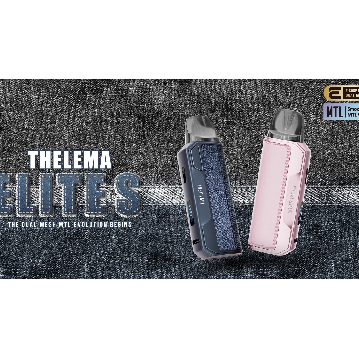 Tigara Electronica Lost Vape Thelema Elite S, 40 w, Dual Mesh, 1400 mAh ...