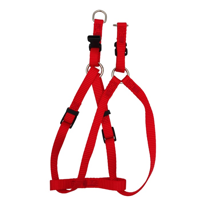 Ham textil ajustabil pentru caini mici, rosu XS: 1 x 20-30 cm, PETRO - eMAG.ro