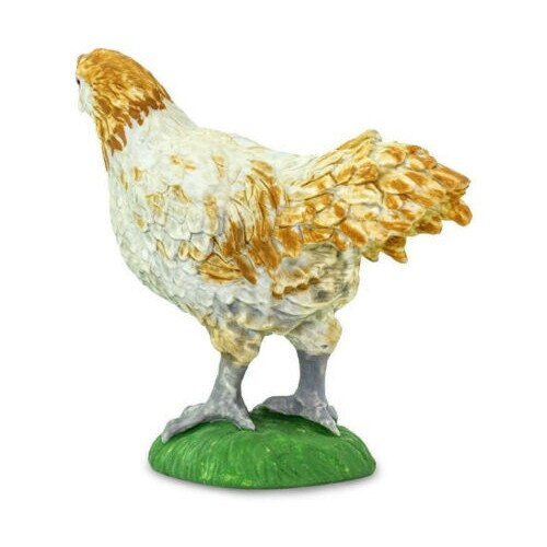 Figurina Ameraucana Chicken, SAFARI, alb, 12cm - eMAG.ro