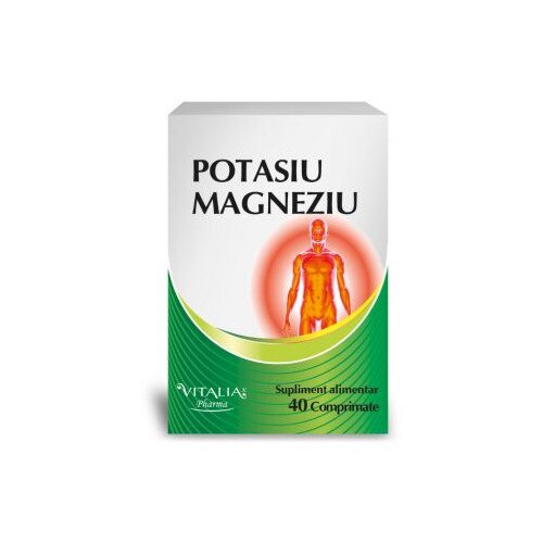 Potasiu Magneziu, Viva Pharma, 40 comprimate - eMAG.ro