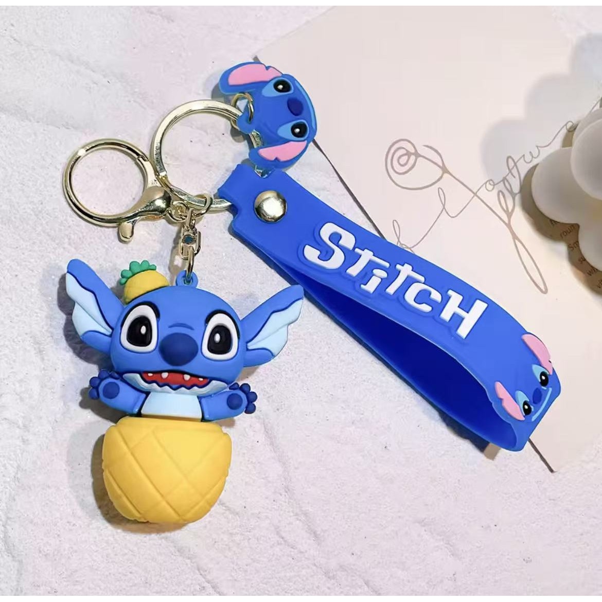 6 bucati de Stitch, Jucarie Breloc pentru Chei si pentru Fermoar de ...