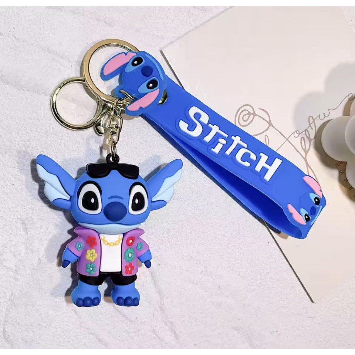 6 bucati de Stitch, Jucarie Breloc pentru Chei si pentru Fermoar de ...