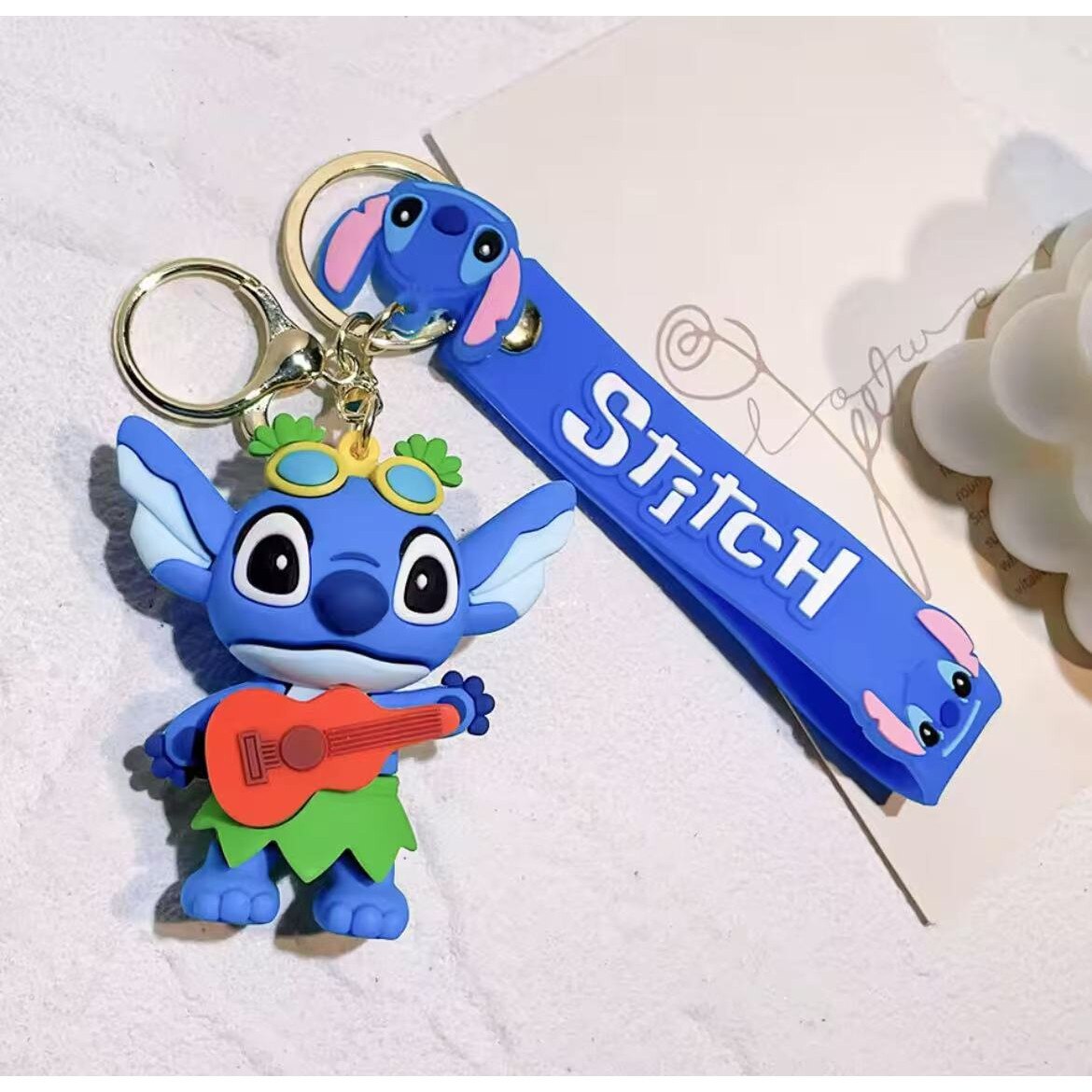 6 bucati de Stitch, Jucarie Breloc pentru Chei si pentru Fermoar de ...