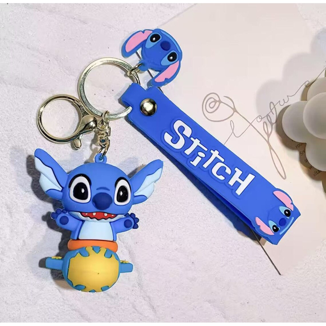 6 bucati de Stitch, Jucarie Breloc pentru Chei si pentru Fermoar de ...