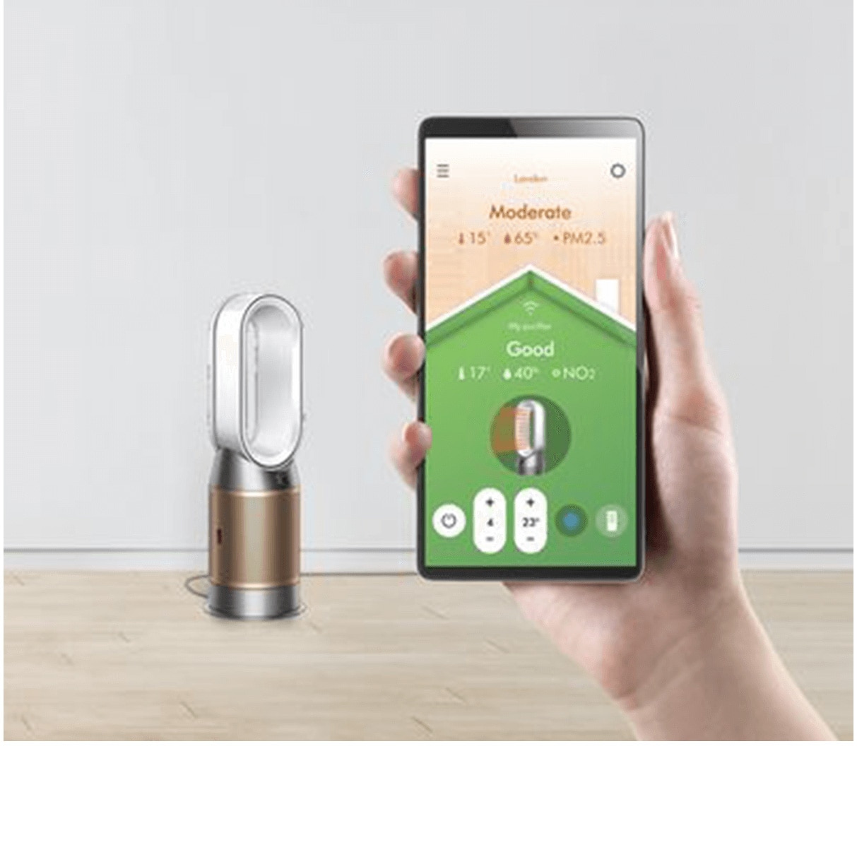 Purificator de aer si aeroterma Dyson Purifier Hot+Cool HP2 De-NOx HP12 - eMAG.ro