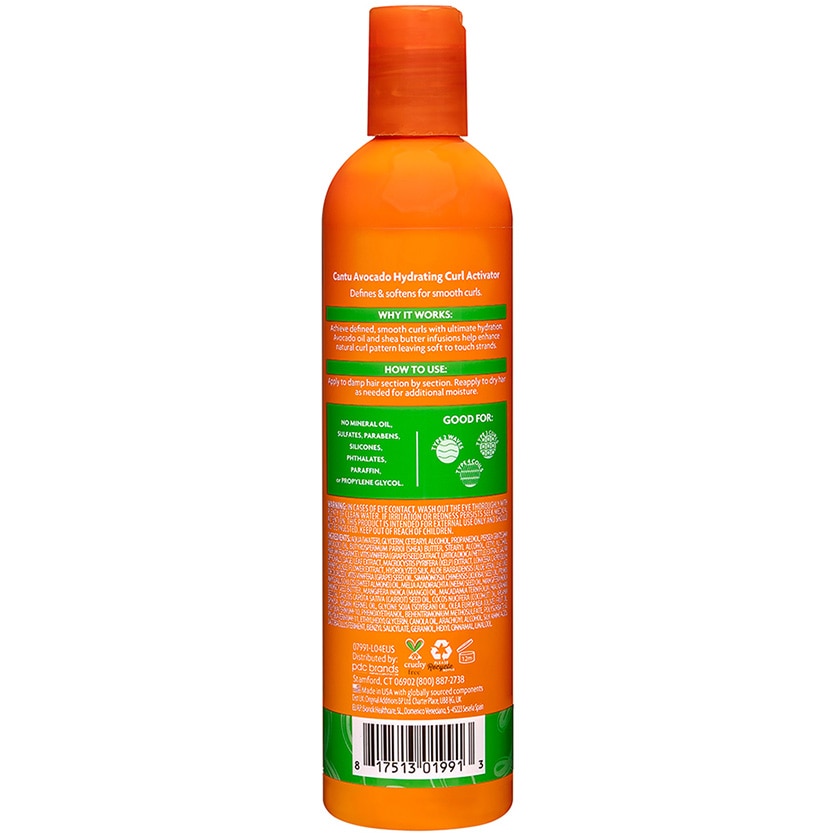 Crema pentru par, activare par cret cu ulei de avocado, 340 g - eMAG.ro