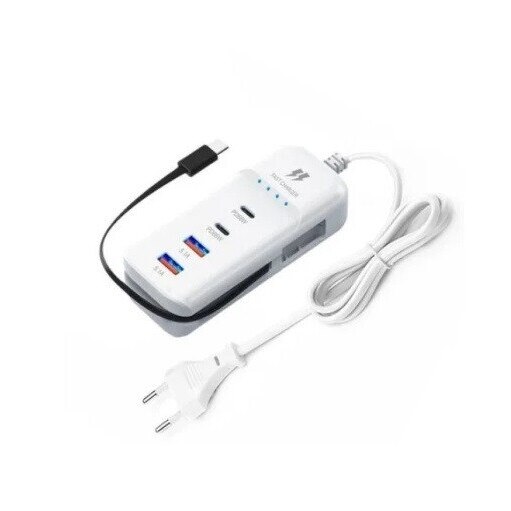 Incarcator telefon rapid rack charger, 2 X USB 5.1A + 2 TIP C 66W ...