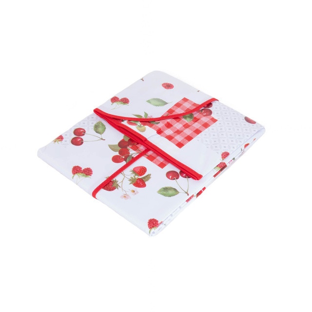Fata de masa cu model fructe CERISE, 140 x 240 cm, plastic - eMAG.ro