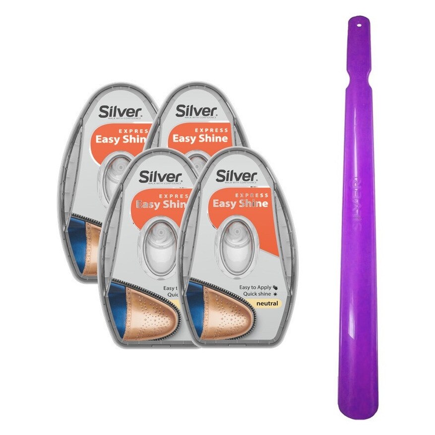 Set 4 bureti premium cu rezervor pentru lustruire incaltaminte si ...