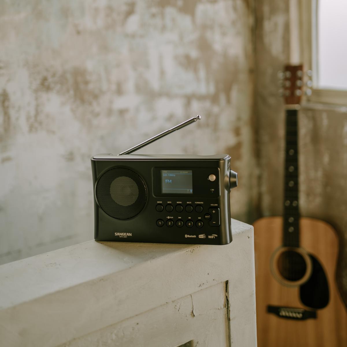 Radio Sangean WFR-28BT, portabil, Bluetooth, internet, negru ...