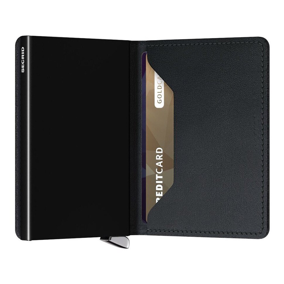 Portfel RFID Secrid Premium Slimwallet Emboss Lines, piele de oaie ...