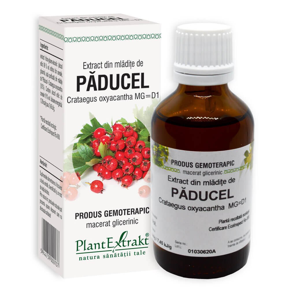 PLANTEXTRAKT, Extract din Mladite de Paducel 50ml - eMAG.ro