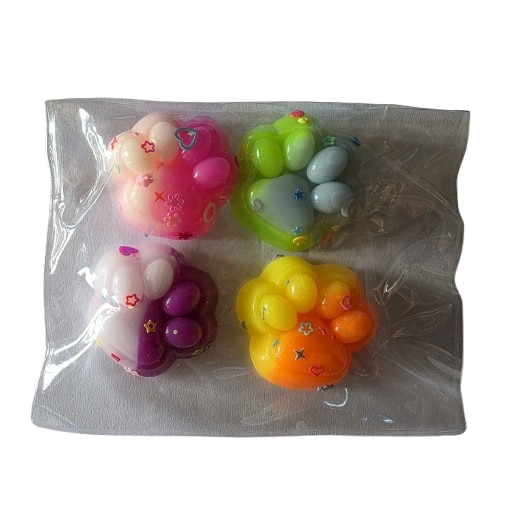 Set 4 labute, 3 cm, squishy, moale, VICTINY, multicolor - eMAG.ro