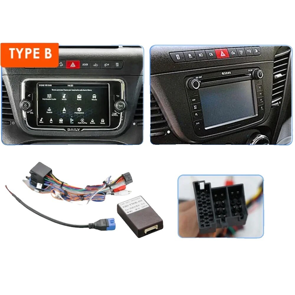 Cablu de alimentare, design Double Din, compatibilitate universala, 2.5 ...