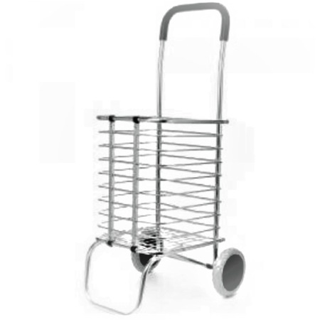Carut de piata metalic cu 2 roti, pliabil - eMAG.ro