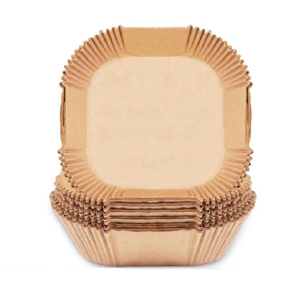 Set 200 bucati Hartie de copt, 20x20x4.5 cm, pentru Air Fryer/cuptor ...