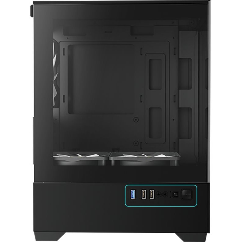 Carcasa computer Gamdias AURA GC9M ARGB, Negru, Mini Tower - eMAG.ro