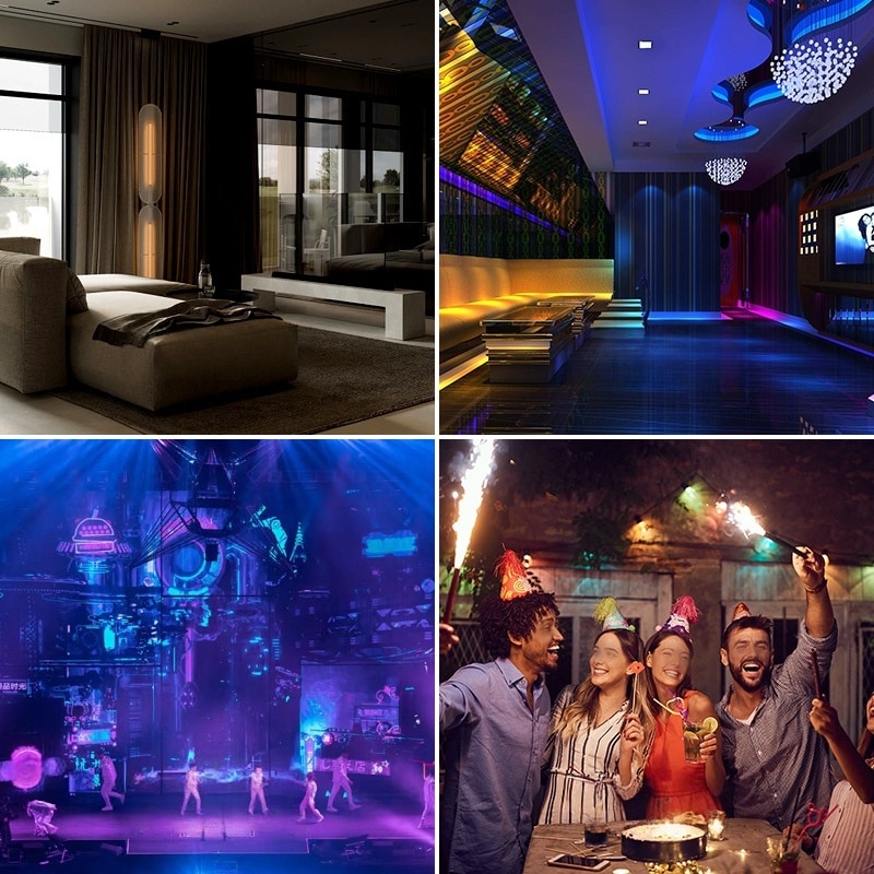 Proiector laser pentru scene si baruri, cu telecomanda, negru - eMAG.ro