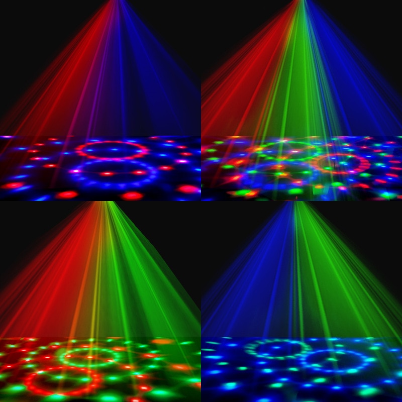 Proiector laser pentru scene si baruri, cu telecomanda, negru - eMAG.ro