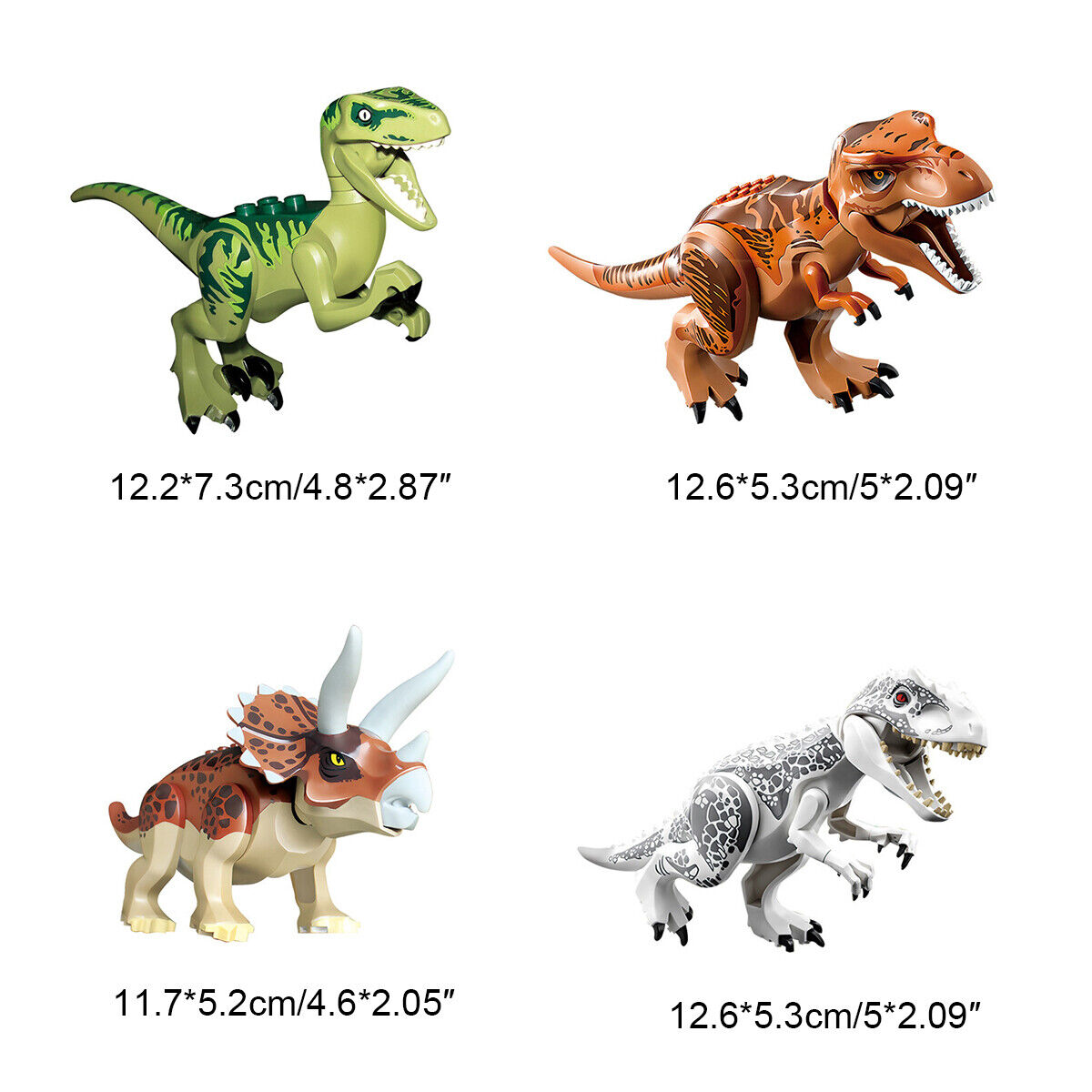 Set 8 figurine dinozauri, multicolor, din ABS - eMAG.ro