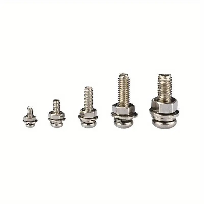 Set suruburi, piulite si saibe plate, saibe Grower, M2-M2.5-M3-M4-M5 ...