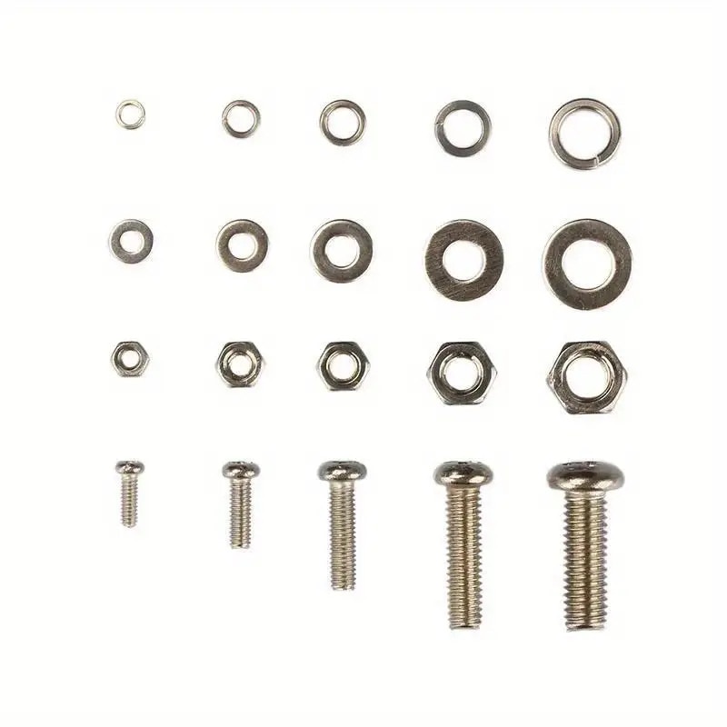 Set suruburi, piulite si saibe plate, saibe Grower, M2-M2.5-M3-M4-M5 ...