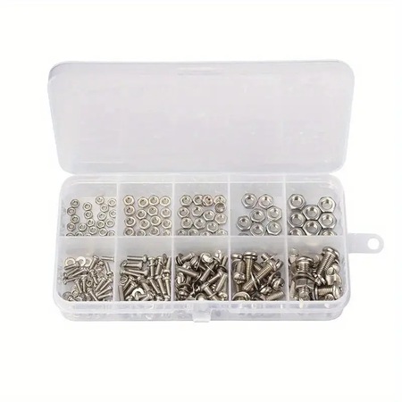 Set suruburi, piulite si saibe plate, saibe Grower, M2-M2.5-M3-M4-M5 ...