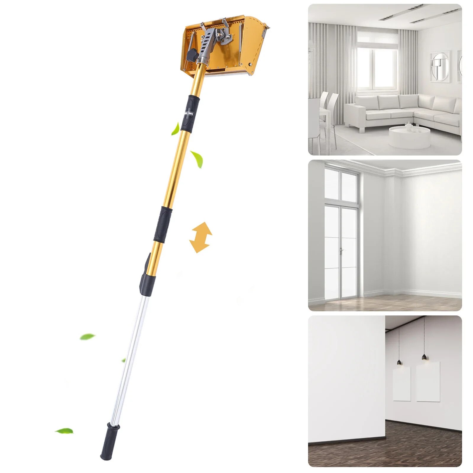 Unealta de tencuit telescopica, 40-64 inch, Galben - eMAG.ro