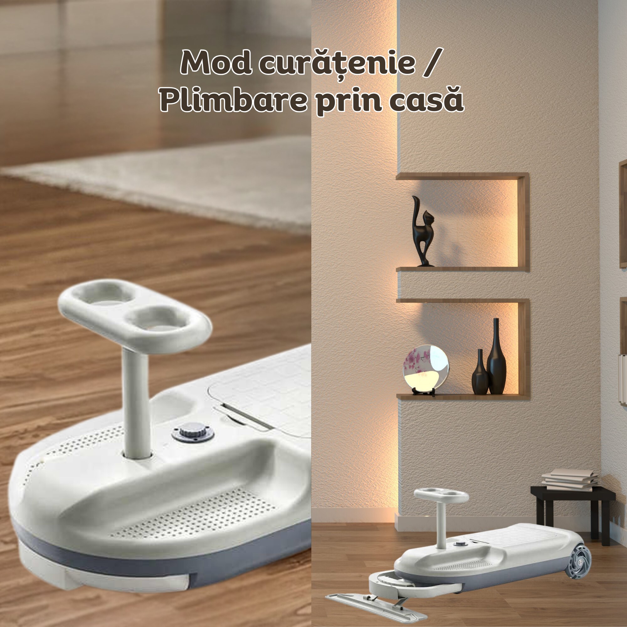 Masinuta electrica multifunctionala pentru copii, 2 in 1, ride-on si ...