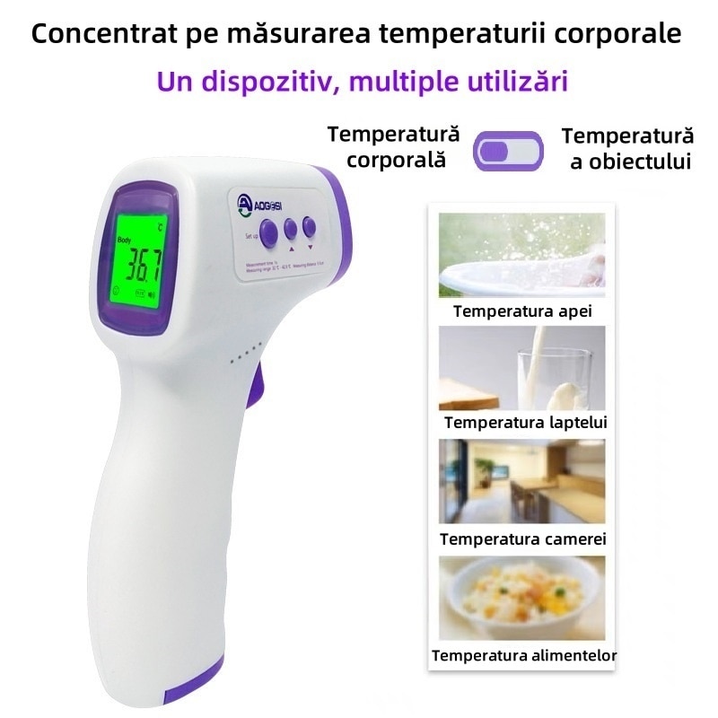 Termometru cu infrarosu medical non-contact digital - eMAG.ro