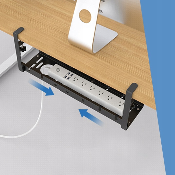 Organizator de cabluri sub birou NewEvo, tava pentru cablu de ...