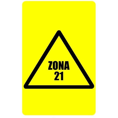 Indicator Zona 21 indicator de avertizare, Sticker autocolant, Cri-Flo ...