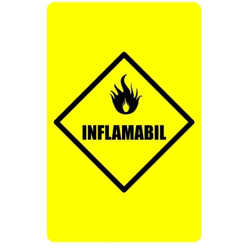 Indicator inflamabil indicator de avertizare, Sticker autocolant, Cri ...