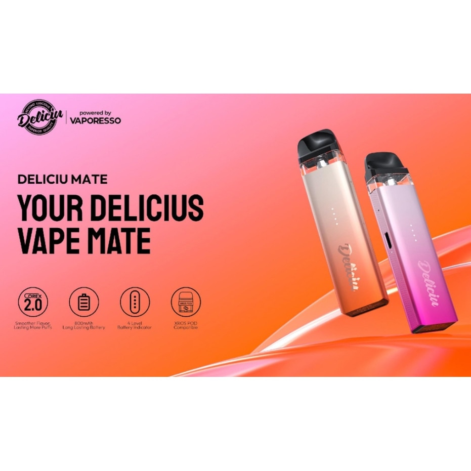 Tigara Electronica Vaporesso Deliciu Mate 800 mAh - Grey - eMAG.ro