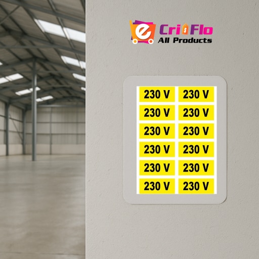 Indicator Set 12 230v, Sticker autocolant, Cri-Flo, Dimensiune A4 21x30 ...