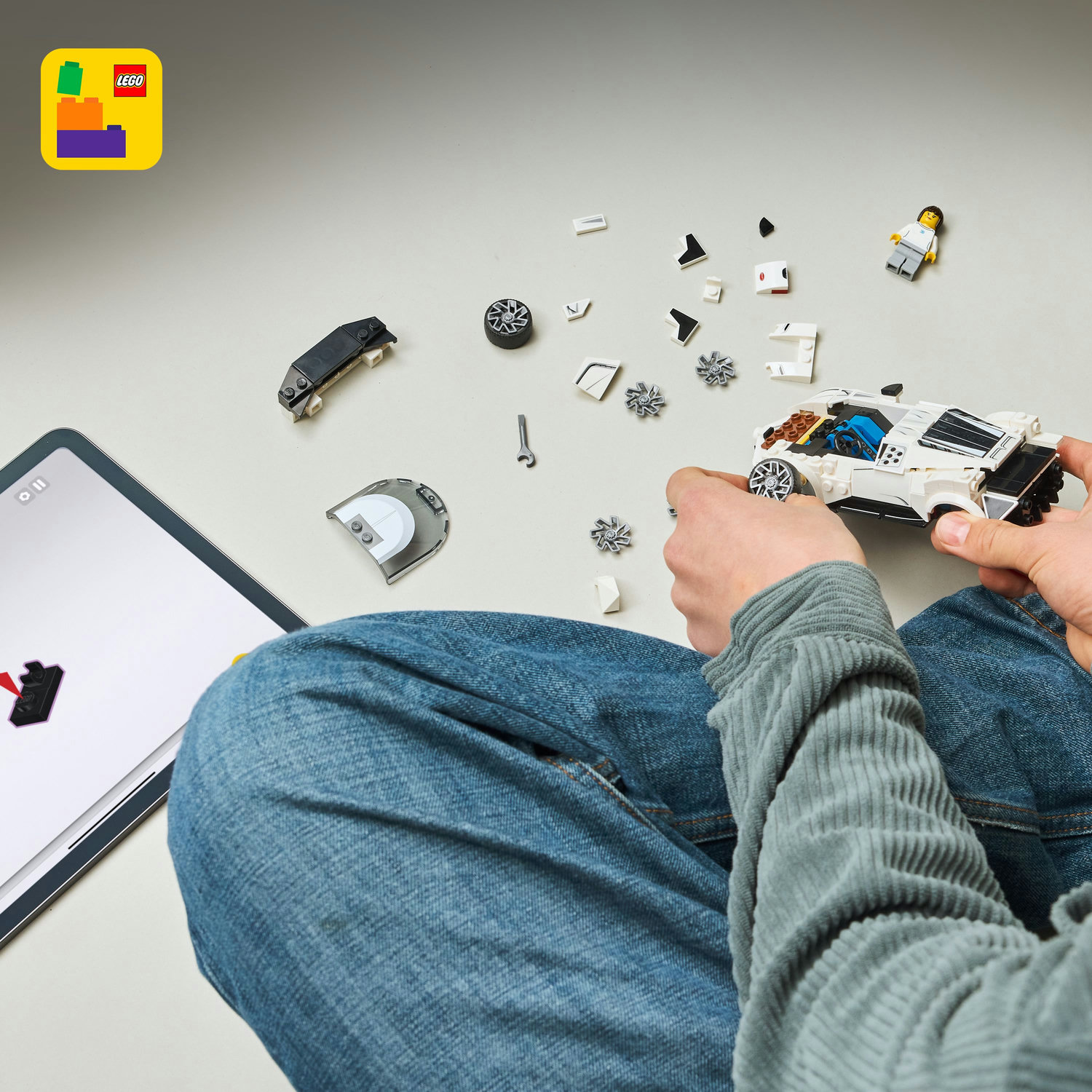 LEGO® Speed Champions - Hipermasina sport Bugatti Centodieci 77240, 291 ...