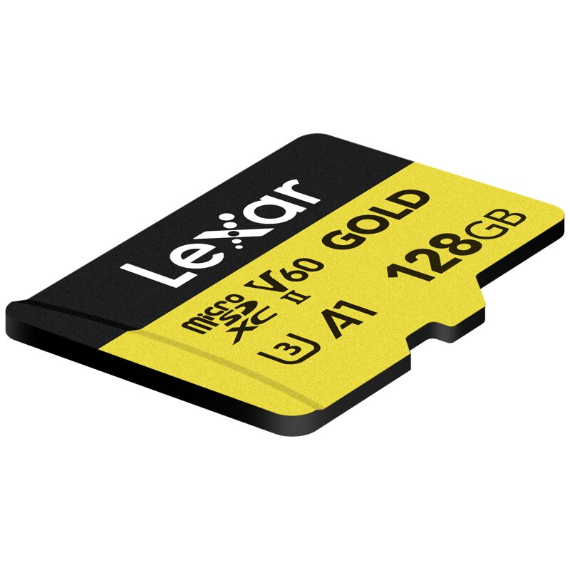 Card de memorie Lexar Professional GOLD, 128GB, microSDXC, UHS-II U3 ...