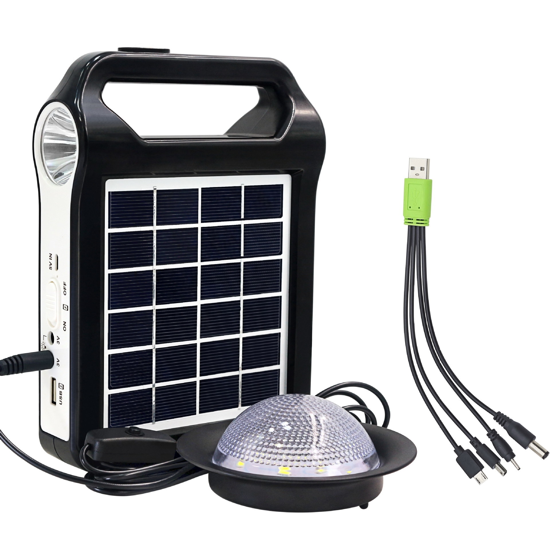 Mini generator portabil, Excitat®, incarcare solara, USB, 2500 mAh ...