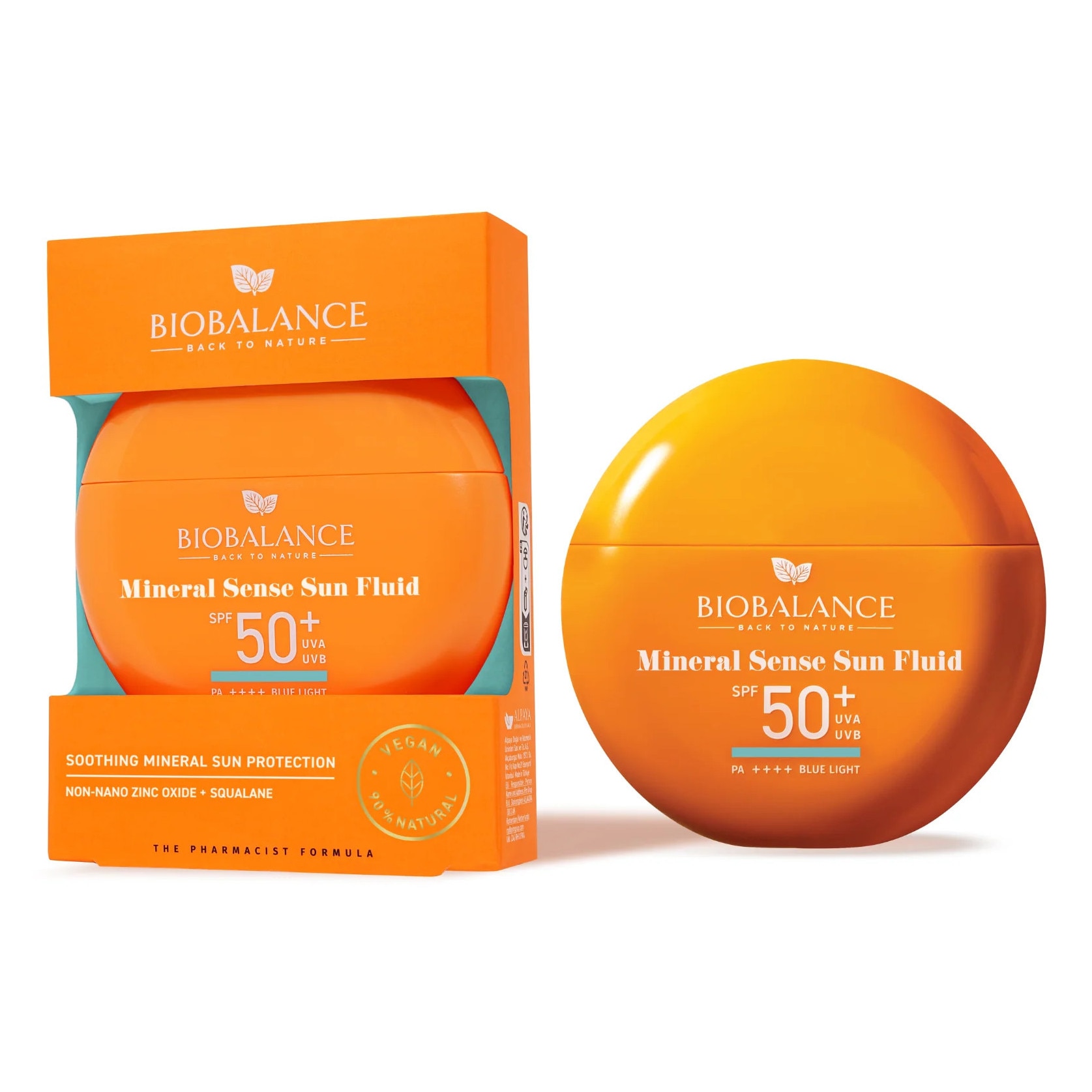Mineral Sense, fluid protectie solara SPF 50+ UVA & UVB, PA++++ Blue ...